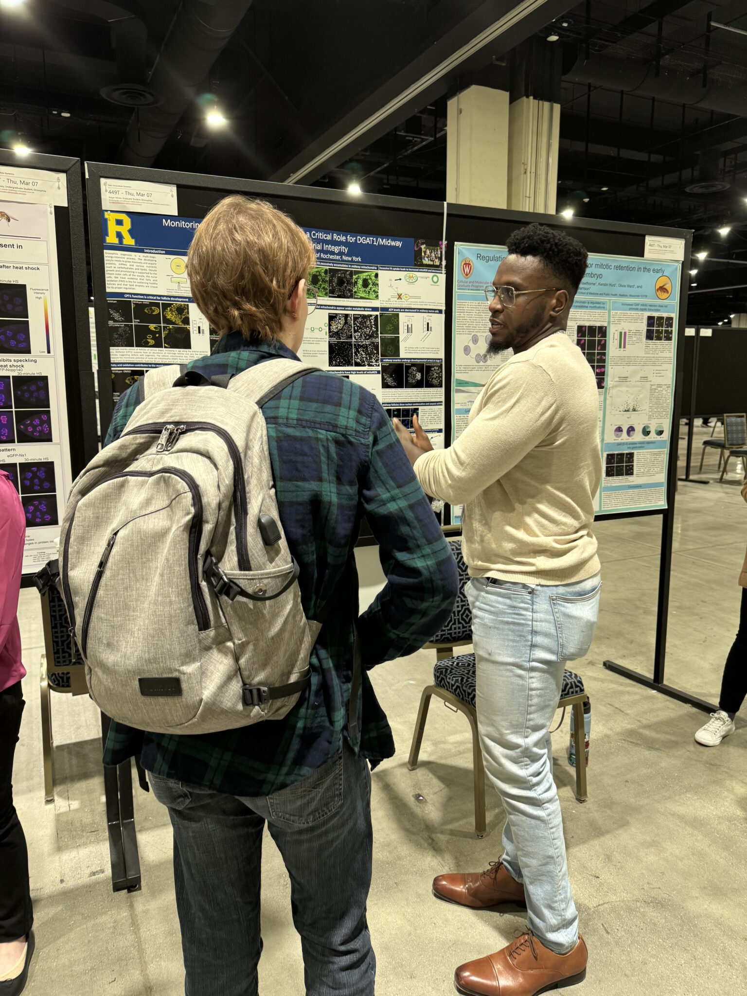 Roger, Alicia and Noah present posters at TAGC 2024 – Welte Lab