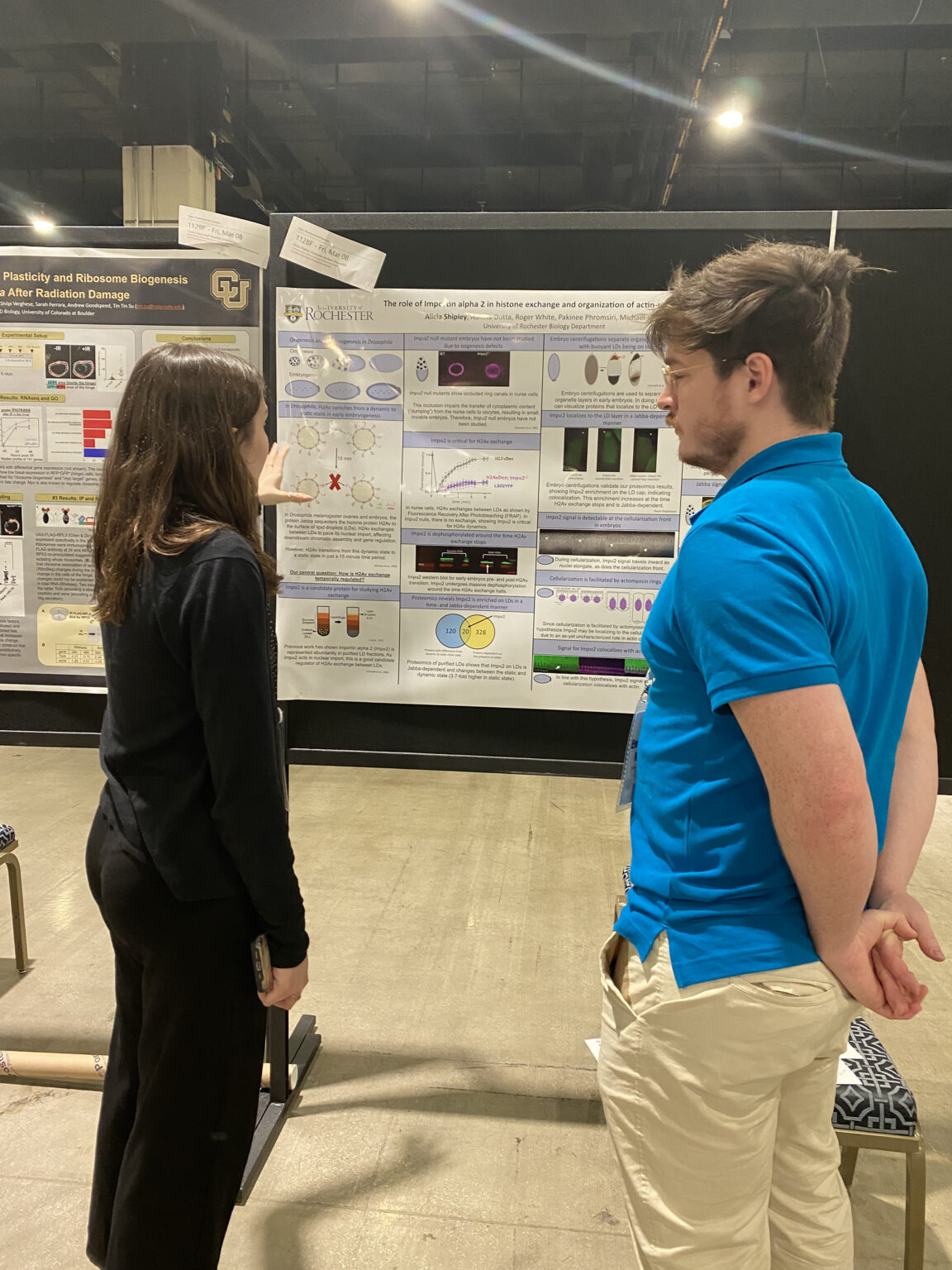 Roger, Alicia and Noah present posters at TAGC 2024 – Welte Lab